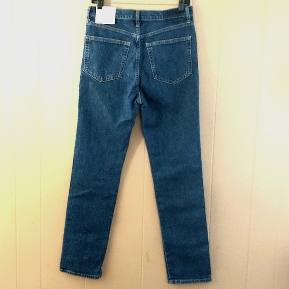 Zara | Jeans | Zara The Slim Full Length Signature Denim Hidden Button ...